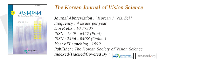 The Korean Journal of Vision Science